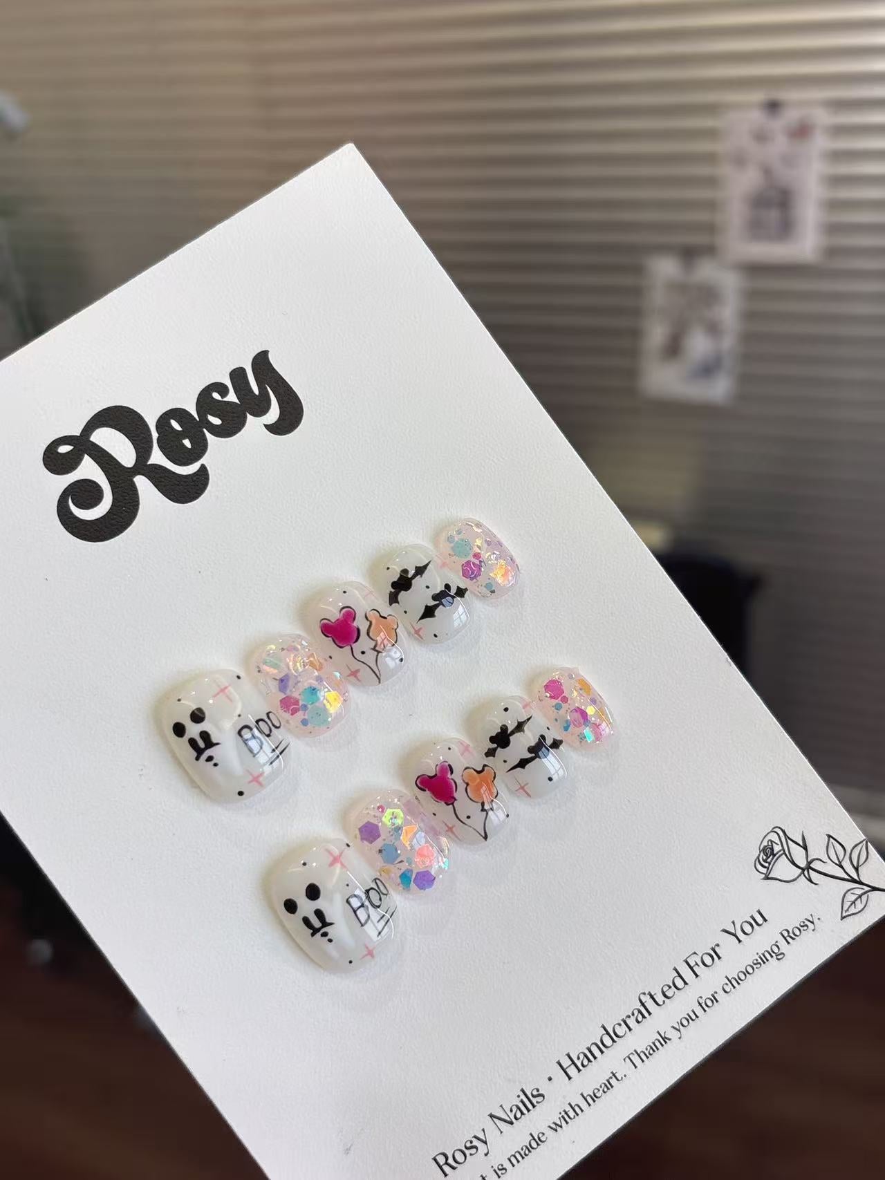 Boo Balloons – Rosy Nails