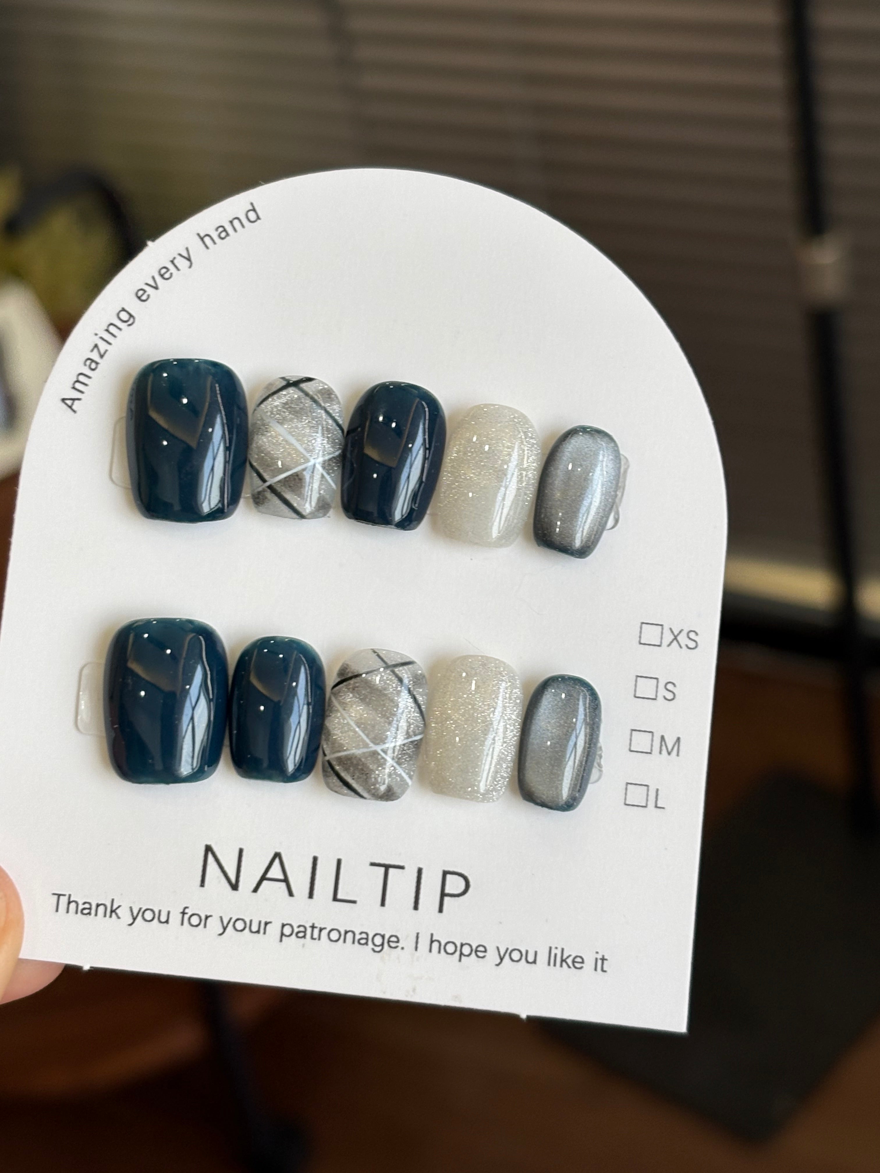 Steel Blue – Rosy Nails