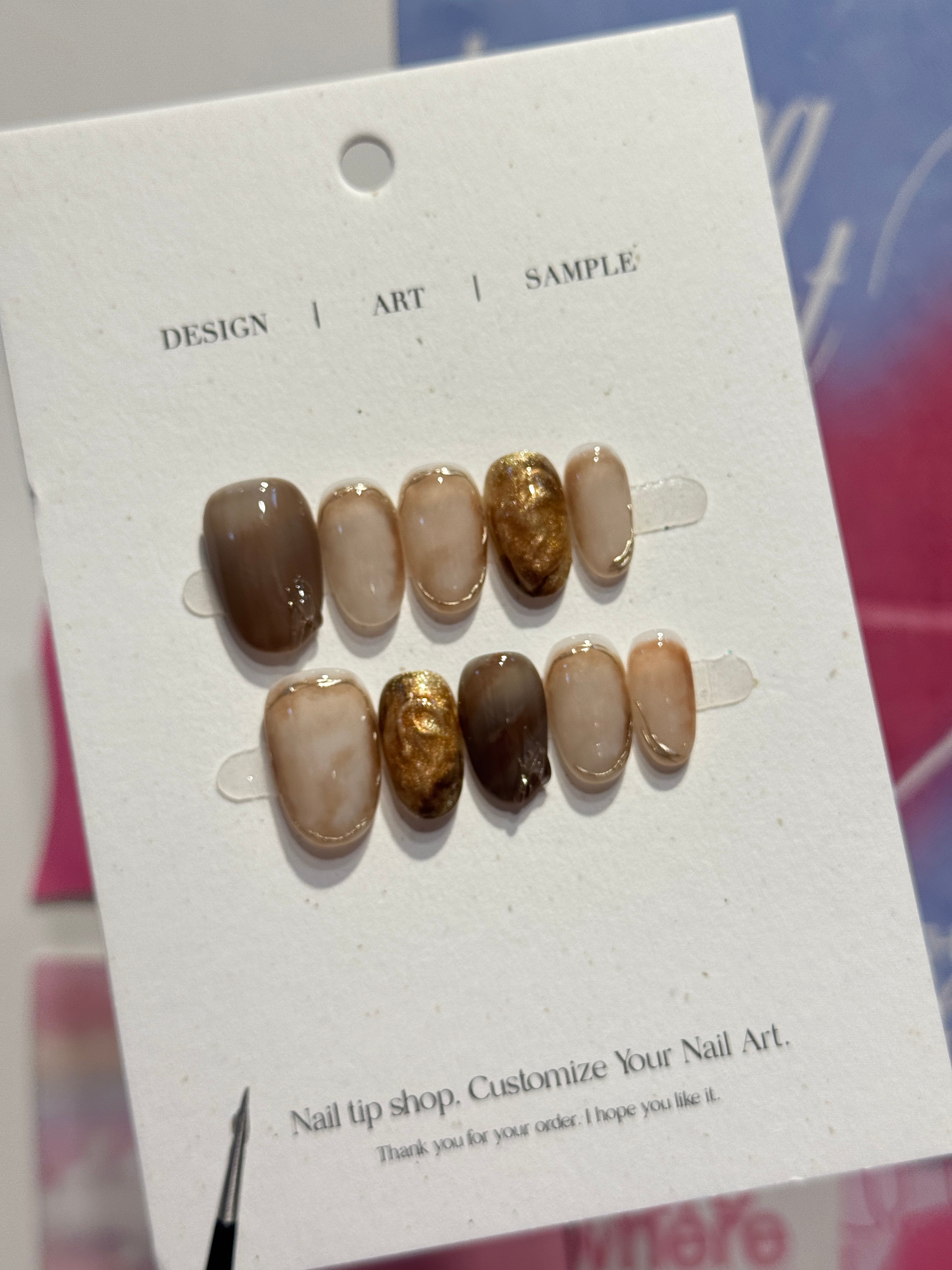 Caramel Stone – Rosy Nails